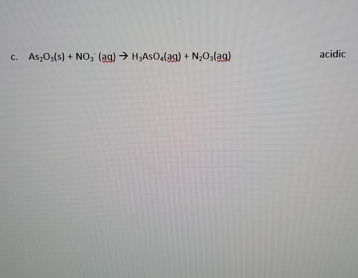 Solved 1. Balance the following equations and identify the | Chegg.com