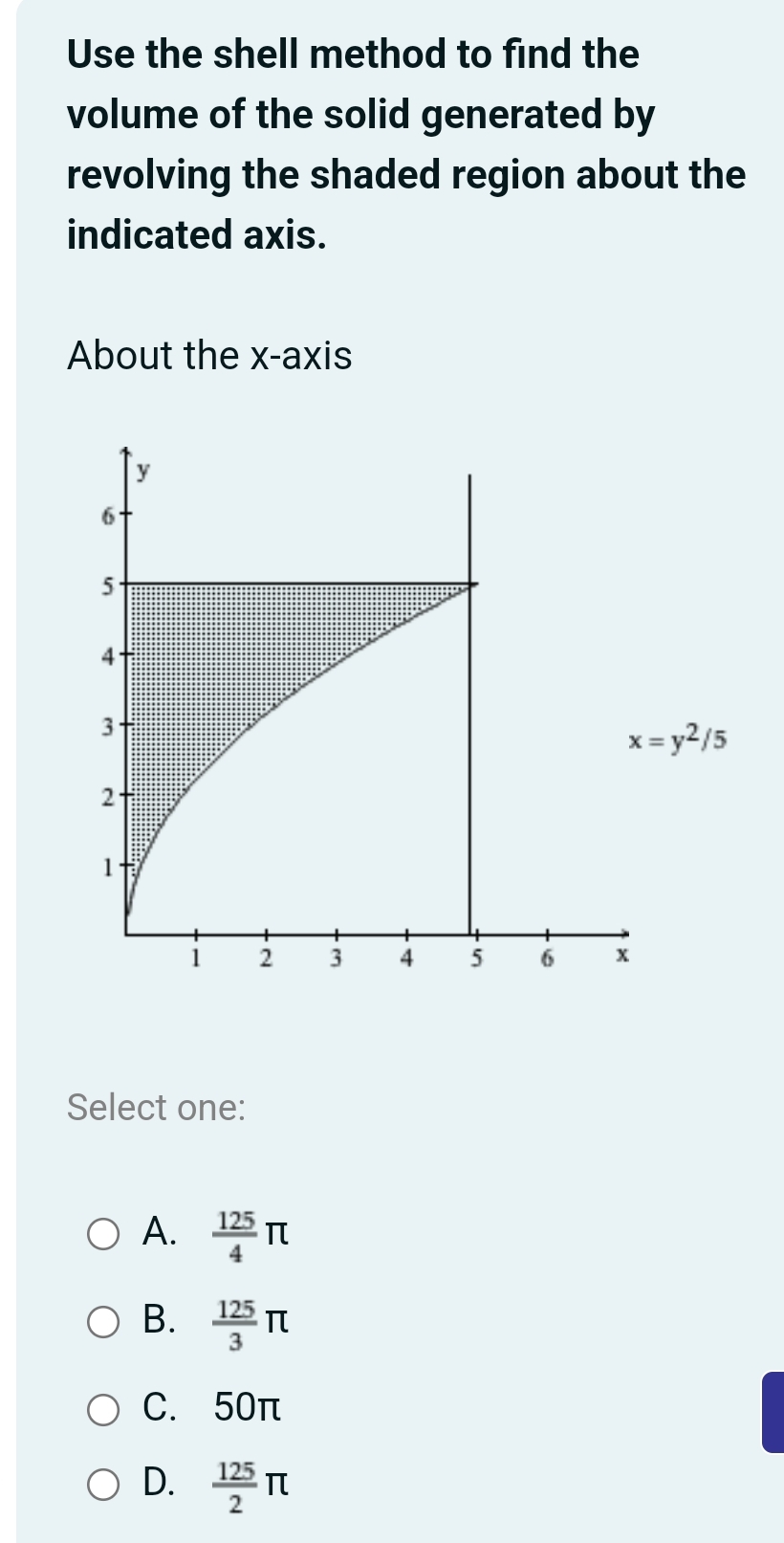 Solved Use the shell method to find the volume of the solid | Chegg.com