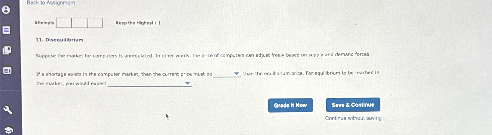 Solved Back to AssignmentAttemptsKeep the Highest / 111. | Chegg.com