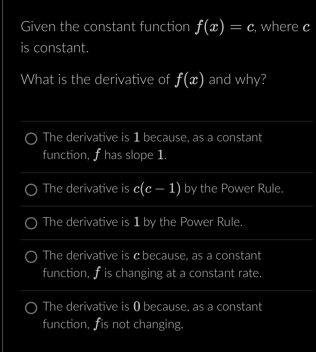 Given the constant function f(x)=c, where c is | Chegg.com Given the constant function f(x)=c, where c is | Chegg.com