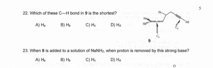 Solved 23. When 9 is added to a solution of NaNH2, when | Chegg.com
