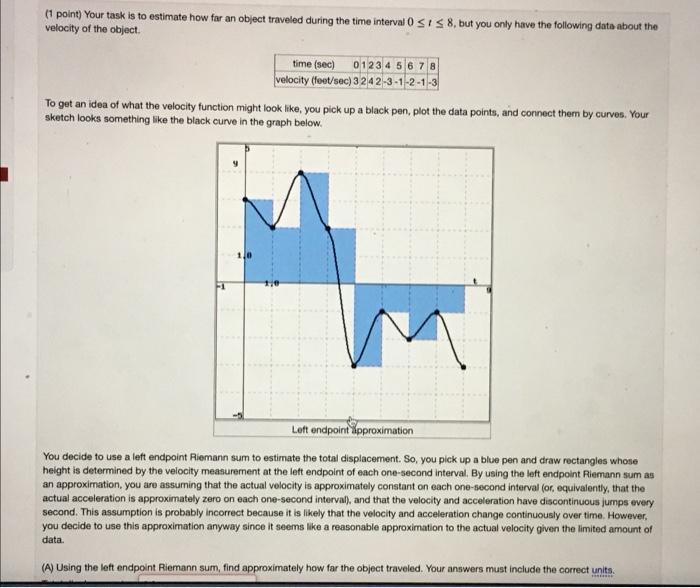 Solved Fins the total displacement and total distance | Chegg.com