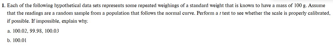 Solved 1. ﻿Each of the following hypothetical data sets | Chegg.com