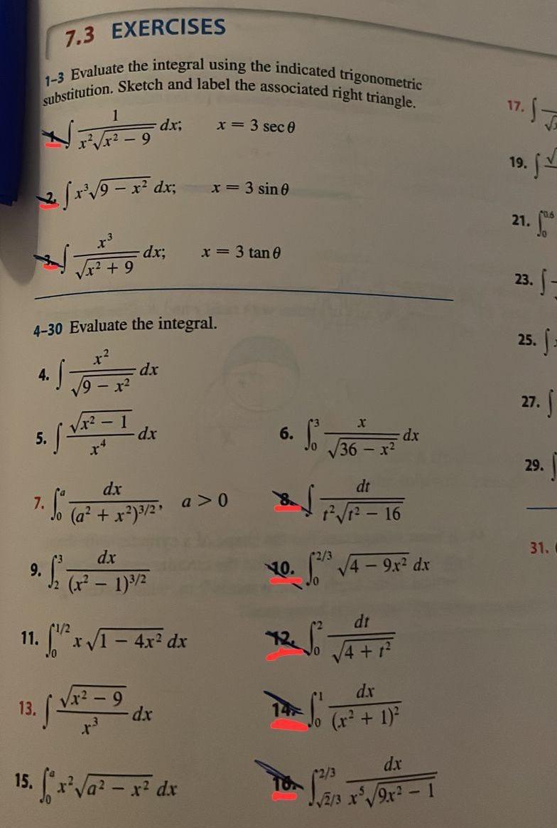 Solved 1-3 Evaluate the integral using the indicated | Chegg.com