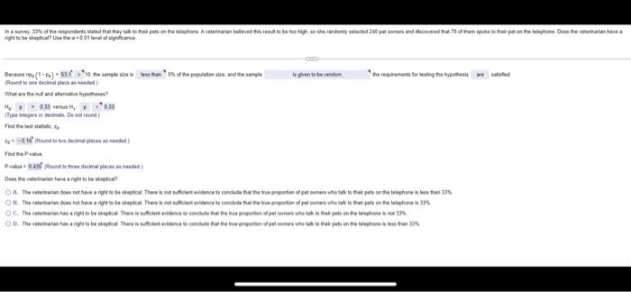 Solved satinlod What ave the nal and atereafles hypotheies? | Chegg.com