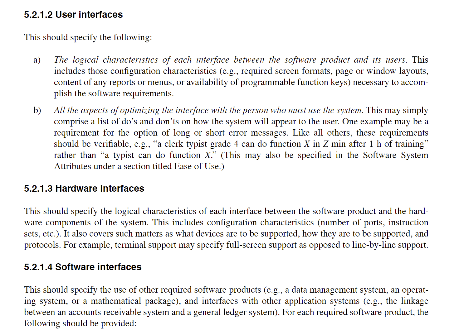 Solved 2.1 ﻿External Interface Requirements2.1.1 ﻿User | Chegg.com