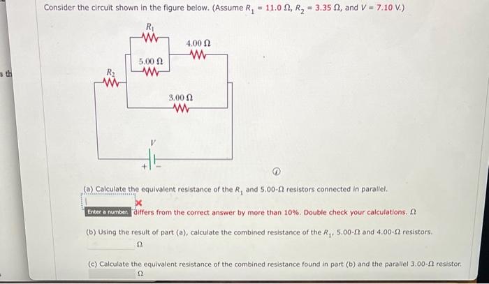 Solved Consider the circuit shown in the figure below. | Chegg.com