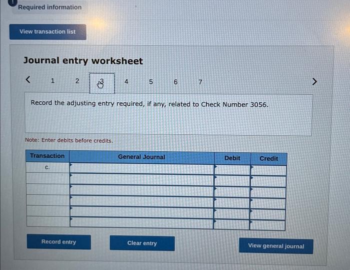 Solved Journal entry worksheet Record the adjusting entry | Chegg.com