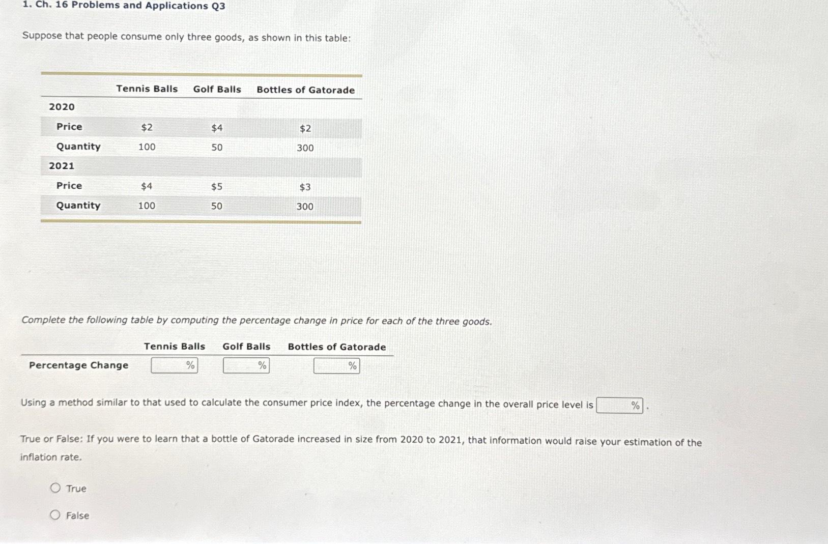 Solved Ch. 16 ﻿Problems and Applications Q3Suppose that | Chegg.com