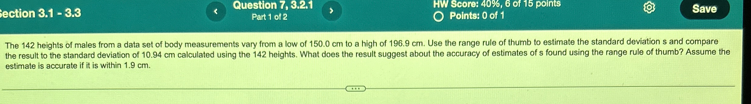 Solved Section 3 1 3 3question 7 3 2 1hw Score 40 6 ﻿of