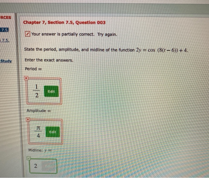 Solved RCES Chapter 7, Section 7.5, Question 003 7.5, Your | Chegg.com Solved RCES Chapter 7, Section 7.5, Question 003 7.5, Your | Chegg.com