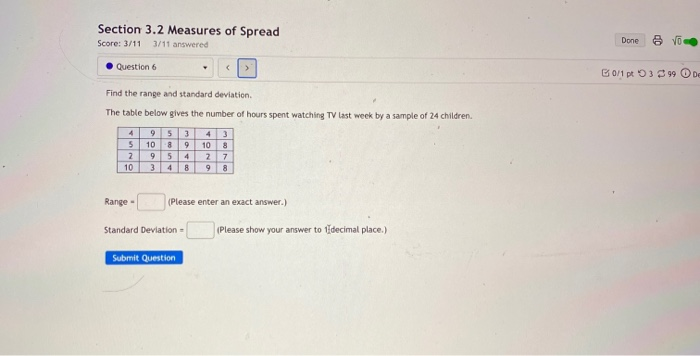 Solved Calculate both the sample and the population standard | Chegg.com