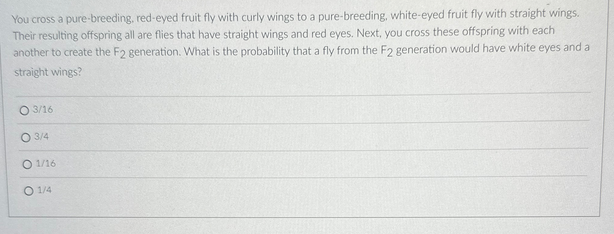 Solved You cross a pure-breeding, red-eyed fruit fly with | Chegg.com