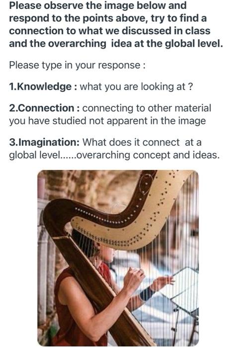 Solved Please observe the image below and respond to the | Chegg.com