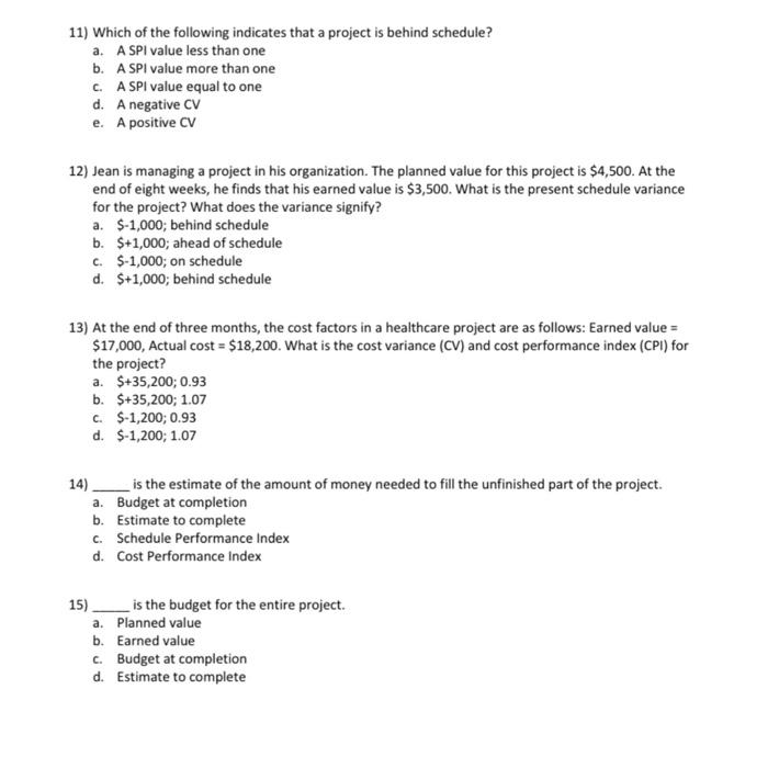 1. (15pts) True/False Questions 1) The methods used | Chegg.com