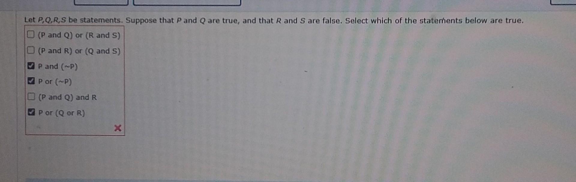 Solved Let P,Q,R,S be statements. Suppose that P and Q are | Chegg.com Solved Let P,Q,R,S be statements. Suppose that P and Q are | Chegg.com