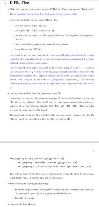 Solved - Procest ns inticated in the "Vivado Binin" file. - | Chegg.com