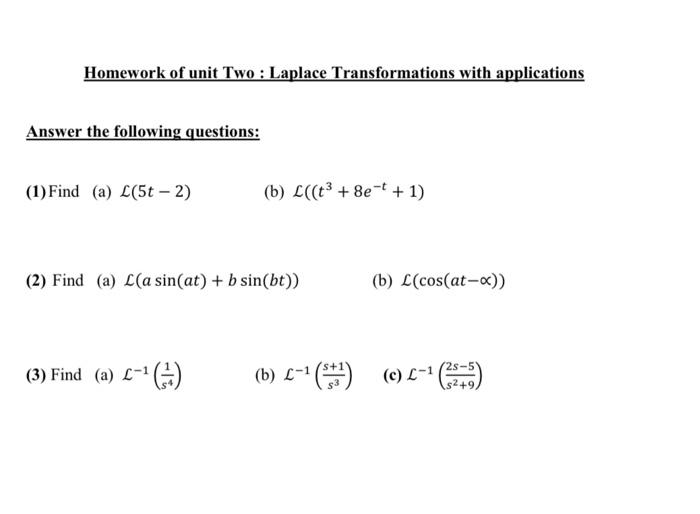 Solved Homework of unit one : Gamma and Beta Functions with | Chegg.com