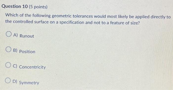 Solved Question 10 (5 points) Which of the following | Chegg.com