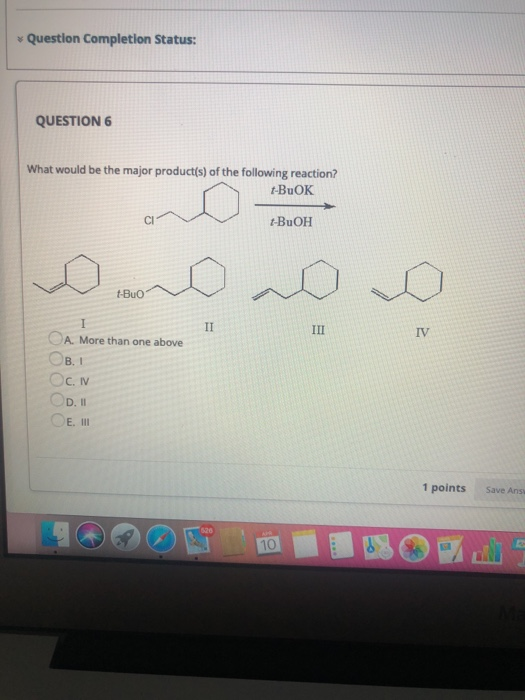 Solved Question Completion Status: QUESTION 6 What would be | Chegg.com