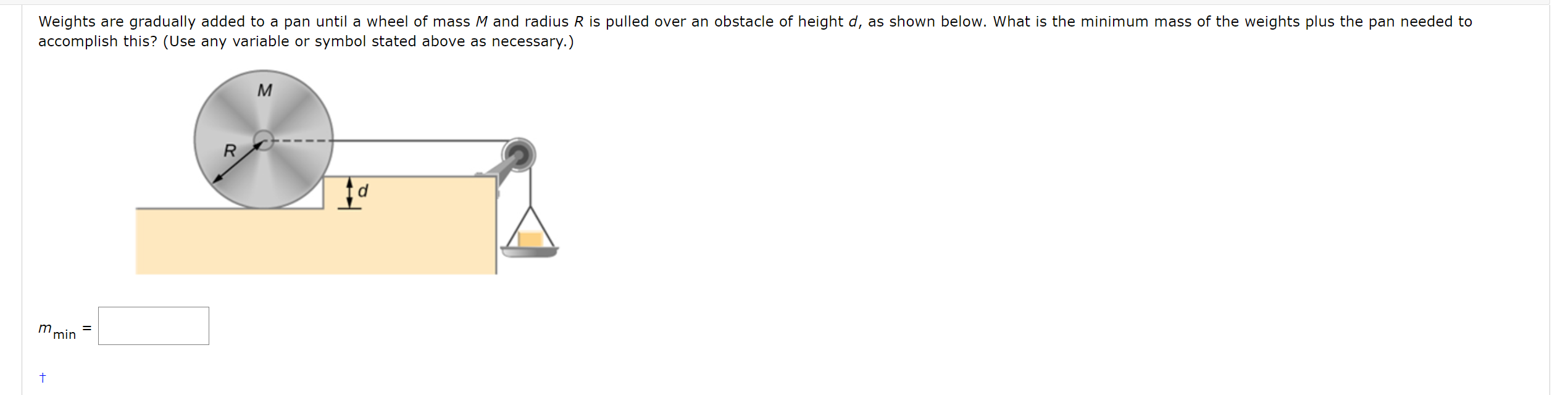 Solved accomplish this? (Use any variable or symbol stated | Chegg.com