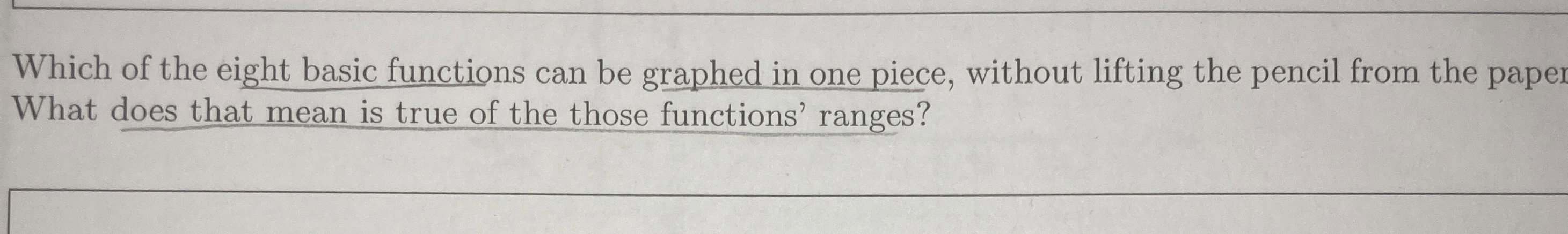 Which of the eight basic functions can be grafted in | Chegg.com