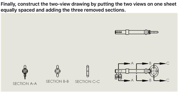 Solved Need help with the dimensions for the Two-View | Chegg.com