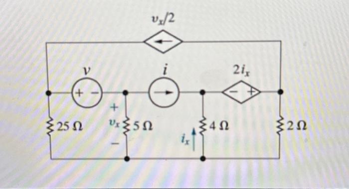 Solved use node voltage method to find power at P_10V | Chegg.com