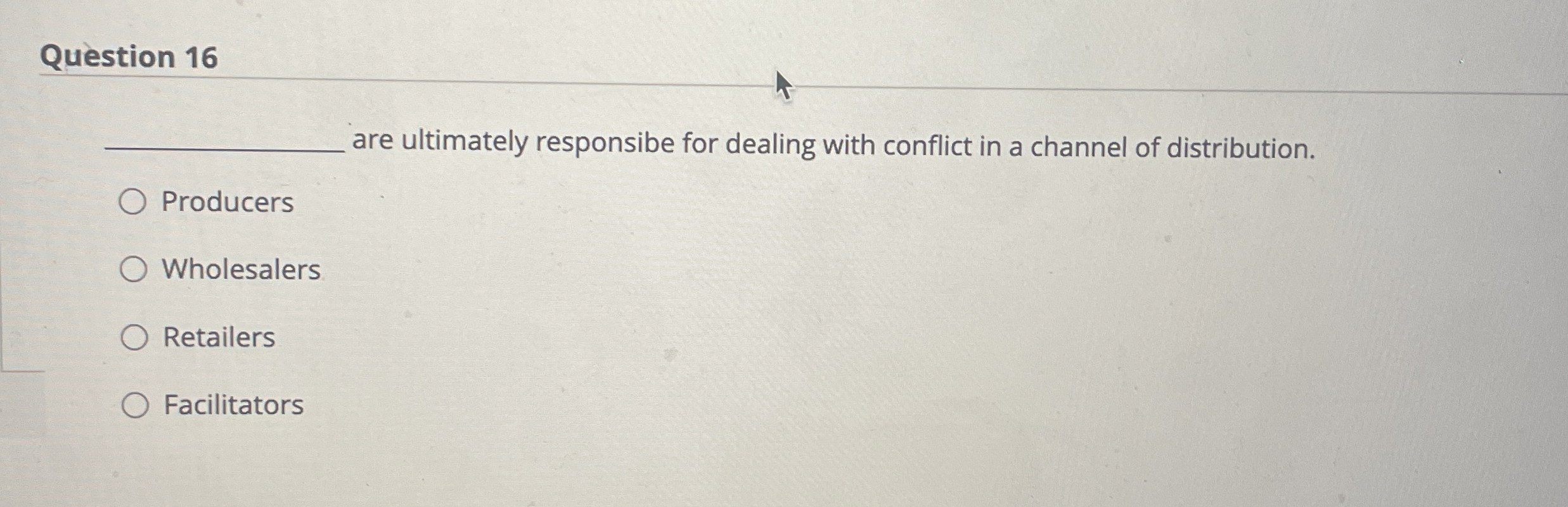 Solved Question 16 ﻿are ultimately responsibe for dealing | Chegg.com