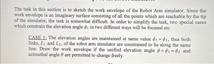The task in this section is to sketch the work | Chegg.com