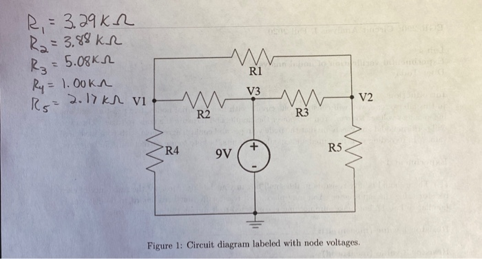 Solved (2.) Now perform nodal analysis on the circuit shown | Chegg.com