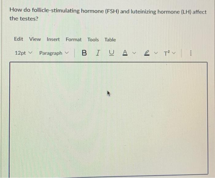 Solved How do follicle-stimulating hormone (FSH) and | Chegg.com