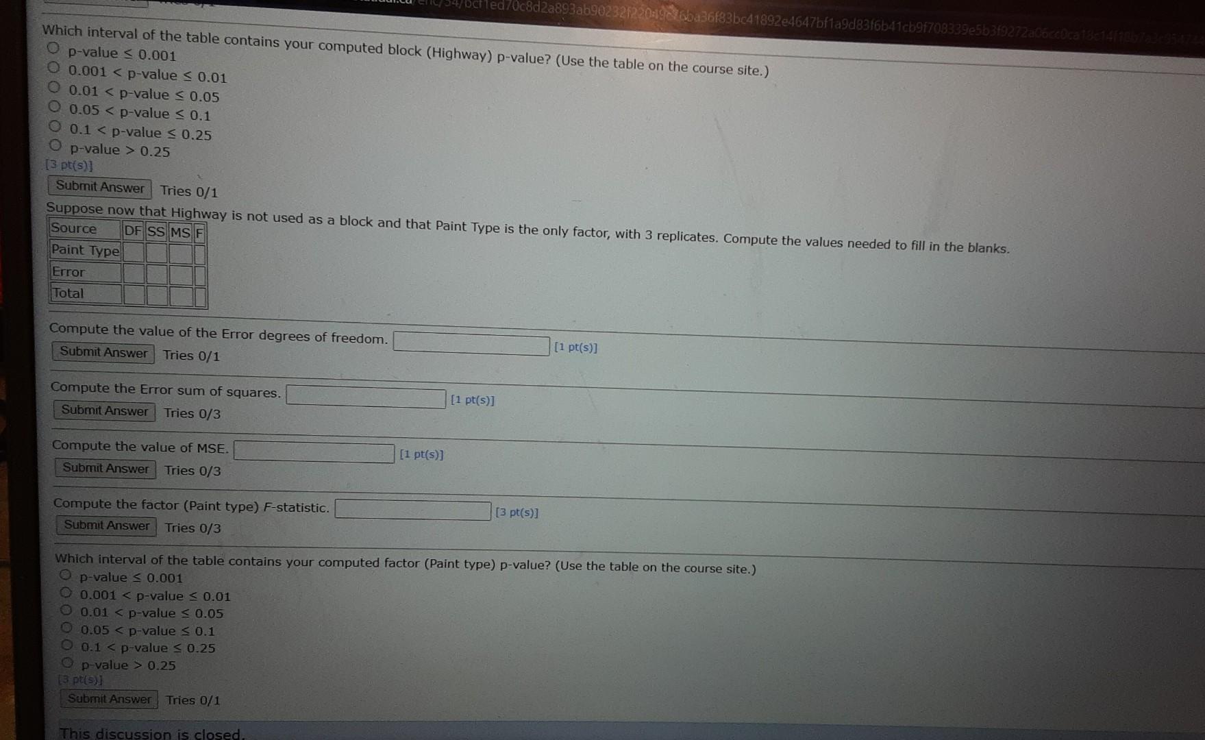 Solved visibility was measured on a standard scale, with | Chegg.com