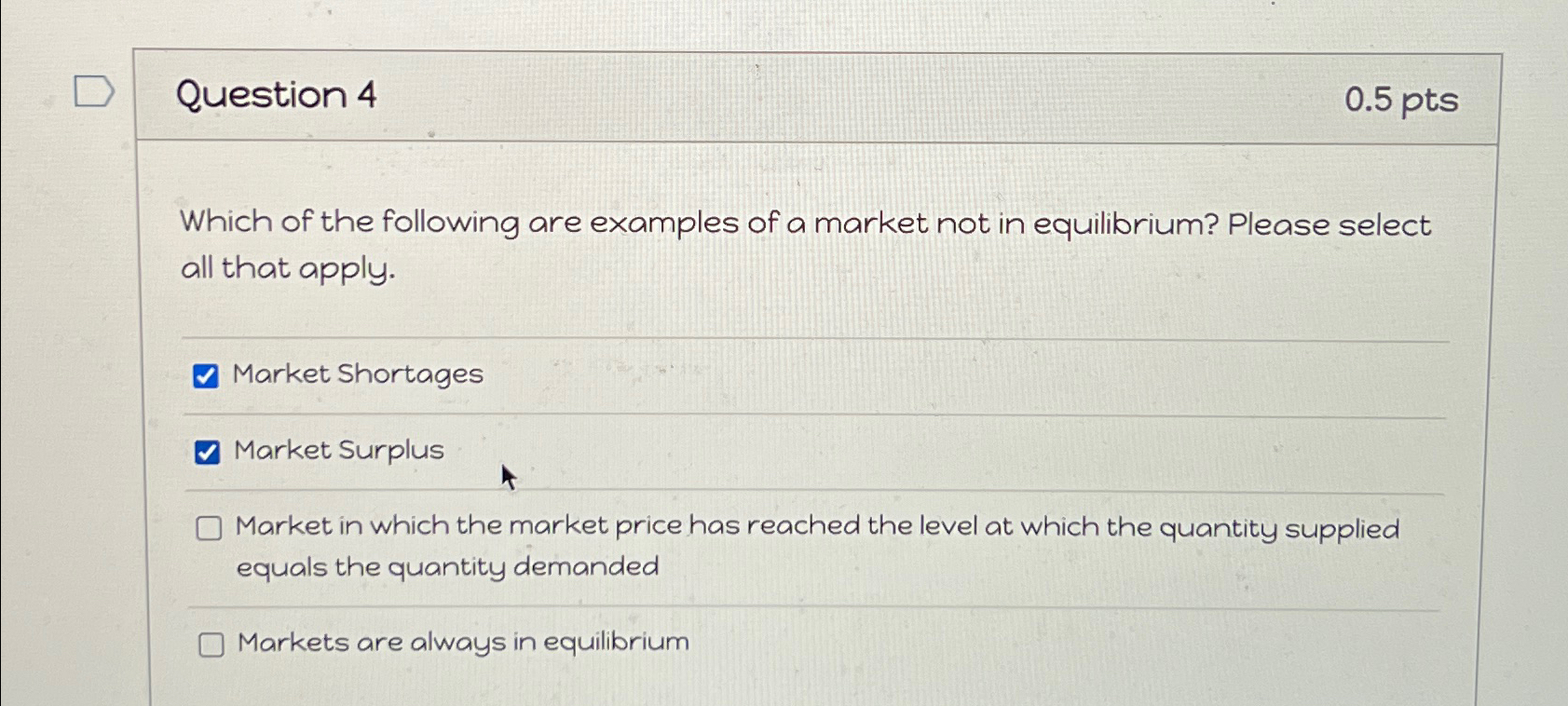 Solved Question 40.5ptsWhich of the following are examples | Chegg.com