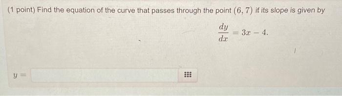 Solved 1 Point Find The Function With Derivative F′ X E5x