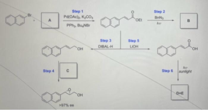 Solved please show full reaction mechanism for step 4 and 6. | Chegg.com