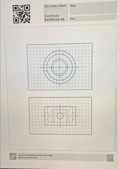 Solved SECTIONAL VIEWS NAME CHAPTER 04 EXERCISE 06 DATE o ro | Chegg.com