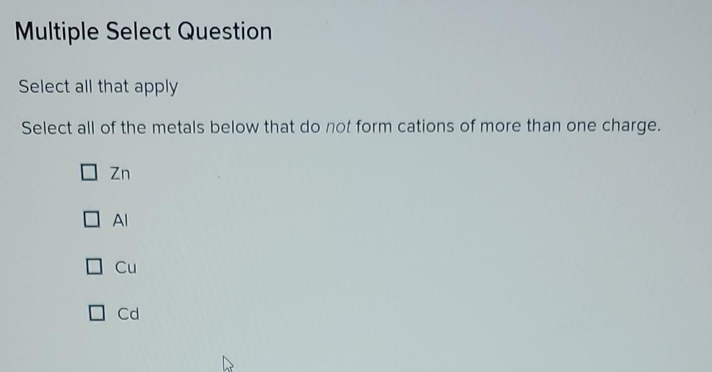 Solved Multiple Select Question Select all that apply Select | Chegg.com