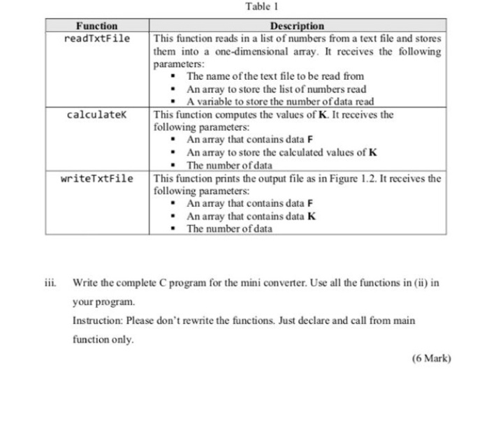 Solved Question 1 In the programming competition, one of | Chegg.com