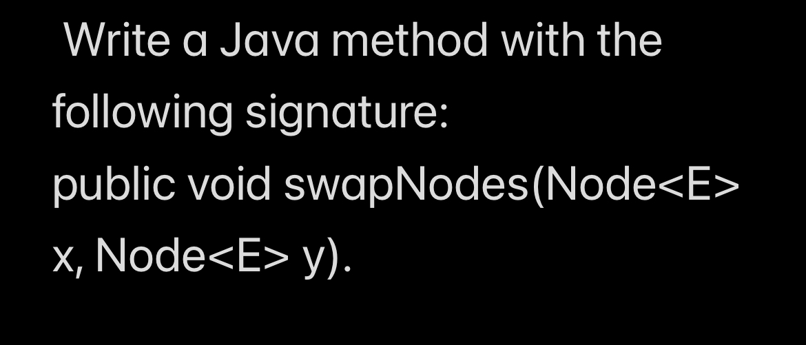 Solved Write a Java method with thefollowing | Chegg.com