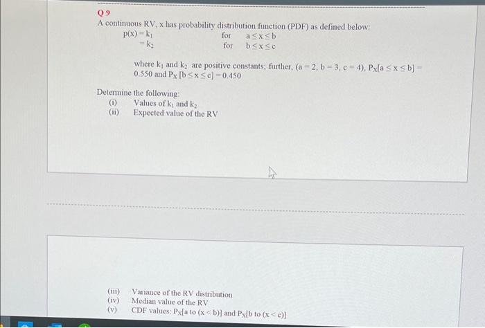Solved where k1 and k2 are positive constants; further, | Chegg.com