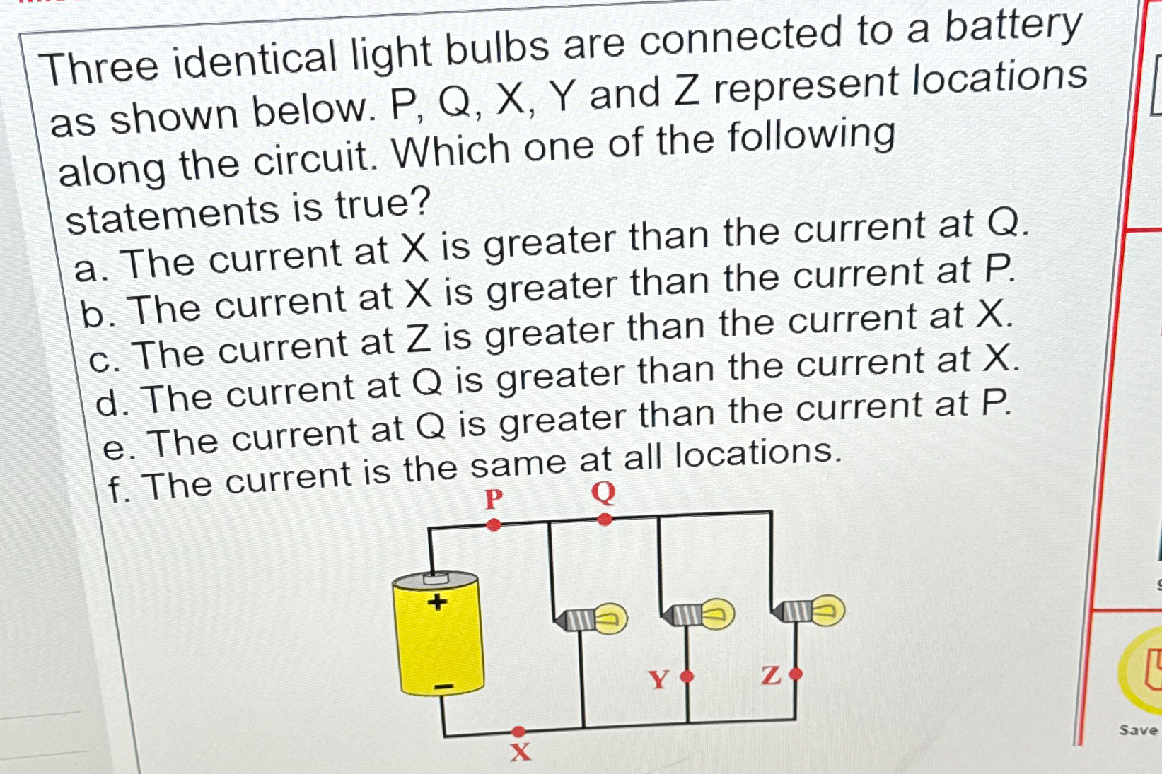 Solved Three identical light bulbs are connected to a | Chegg.com