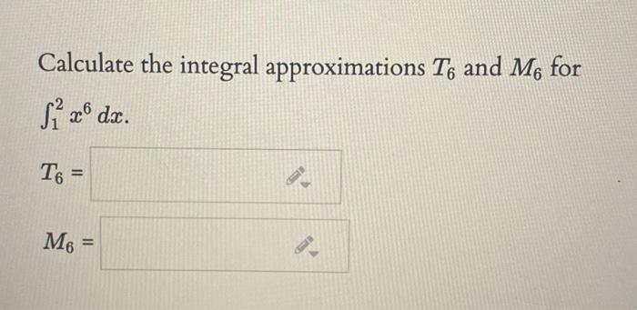 Solved Calculate the integral approximations To and Mg for | Chegg.com