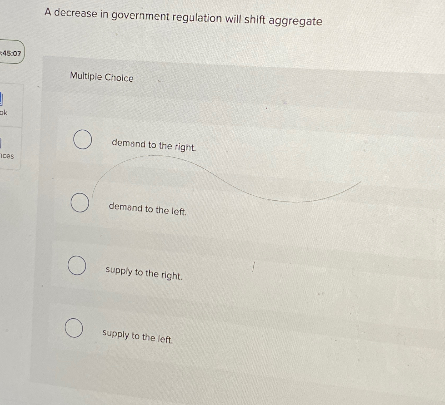 Solved A decrease in government regulation will shift | Chegg.com