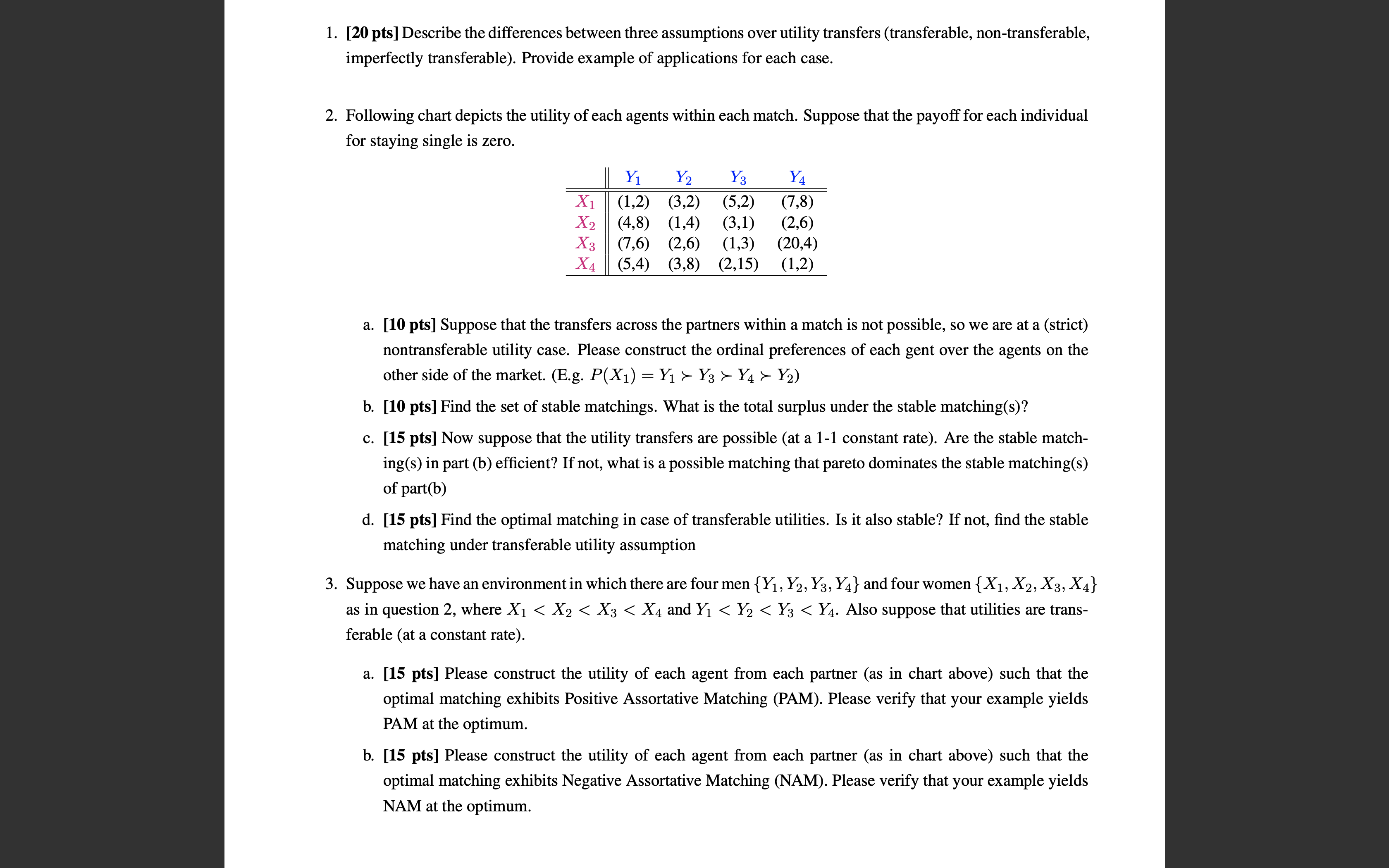 Solved 1. [20 ﻿pts] ﻿Describe the differences between three | Chegg.com