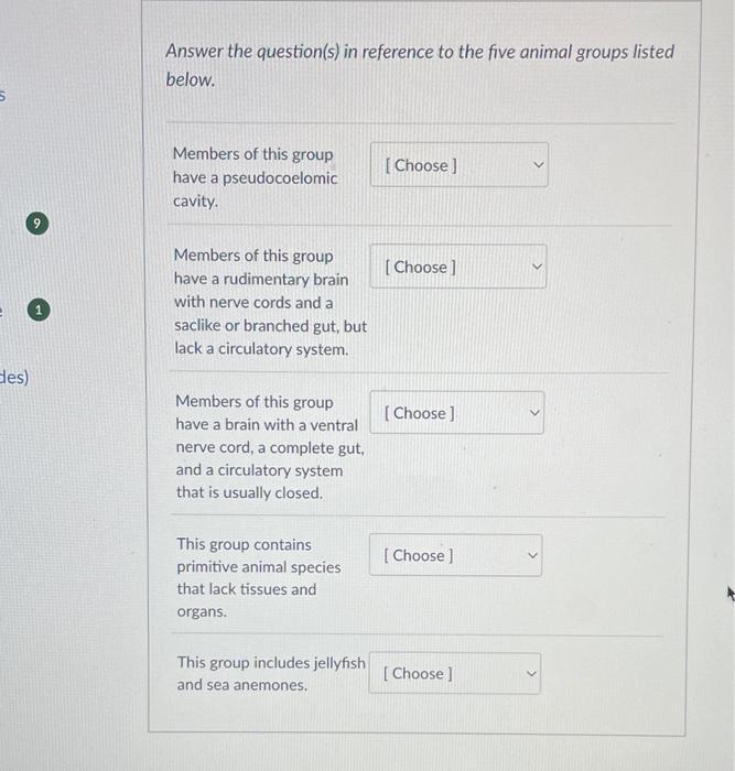 Solved Answer the question(s) in reference to the five | Chegg.com