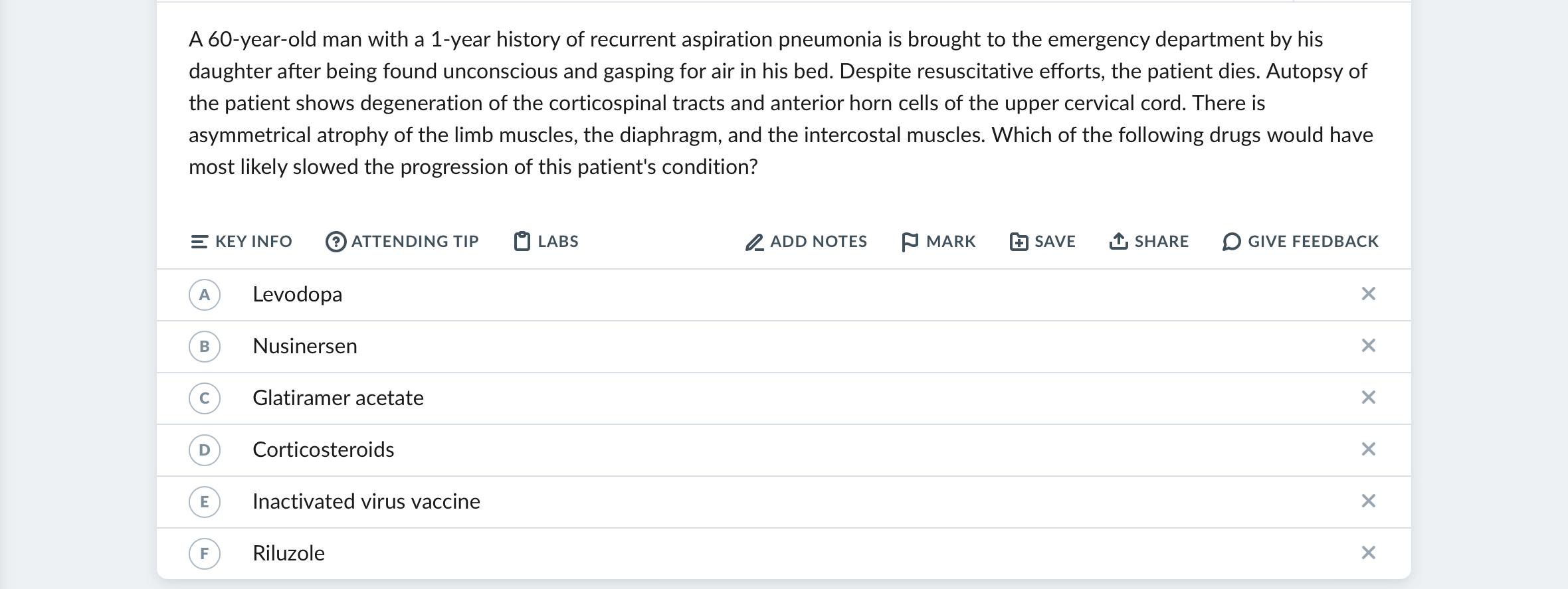 Solved A 60-year-old man with a 1-year history of recurrent | Chegg.com