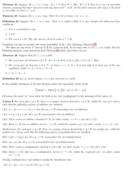 Solved Please prove Theorem 27 and Theorem 28Only and Only | Chegg.com