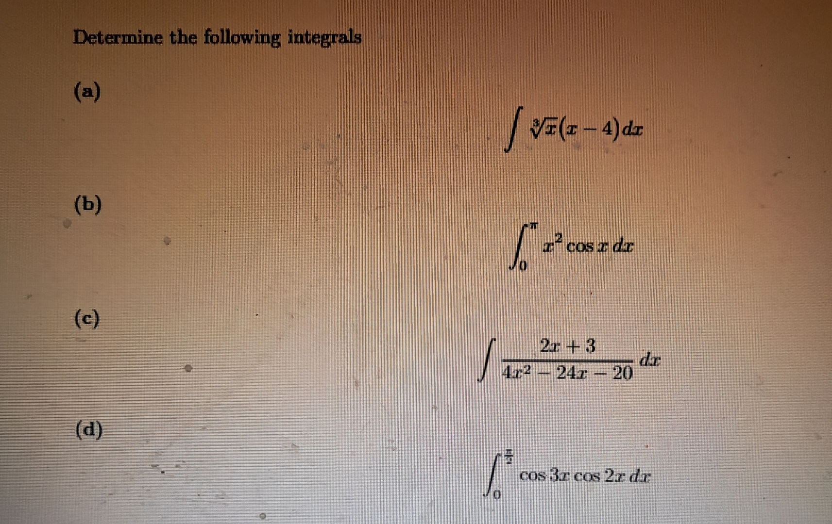 Solved Determine the following | Chegg.com