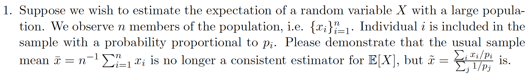 Solved Suppose we wish to estimate the expectation of a | Chegg.com